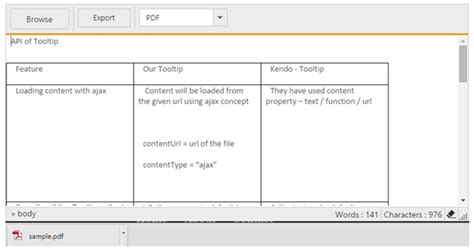 richtexteditor control for syncfusion essential asp mvc