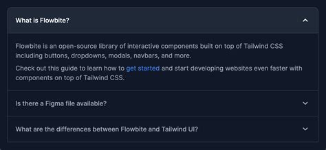 how to use an accordion component with tailwind css and flowbite hashnode