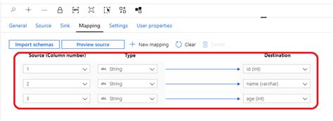 copy csv data to azure sql database with nullable columns