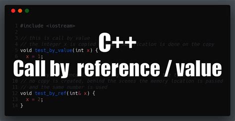 c guide for eos development call by value reference cmichel
