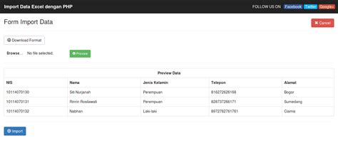 cara membuat import data csv dengan php dan mysql