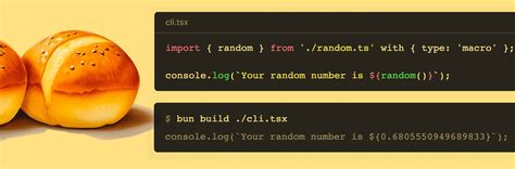 bundle time macros with bun javascript tutorial
