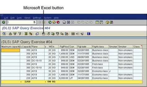 making microsoft excel pivot tables using sap report data sap query