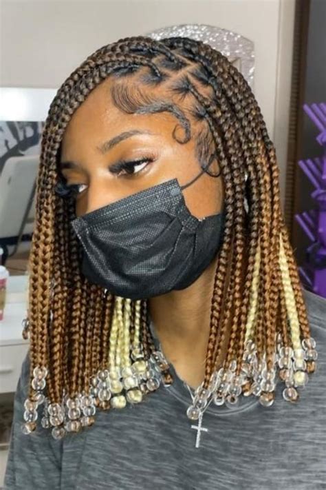 Knotless Braids With Beads And How To Style Them Curly Girl Swag