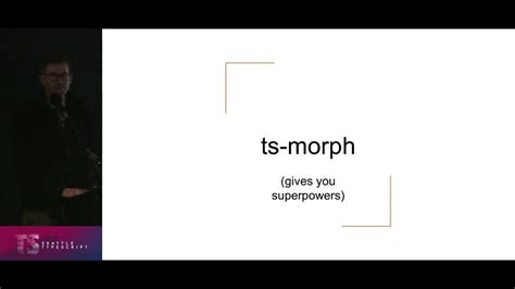 what is ts morph seattle typescript 11 20 19 youtube