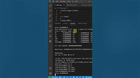 esp32 esp8266 exception decoder shorts youtube