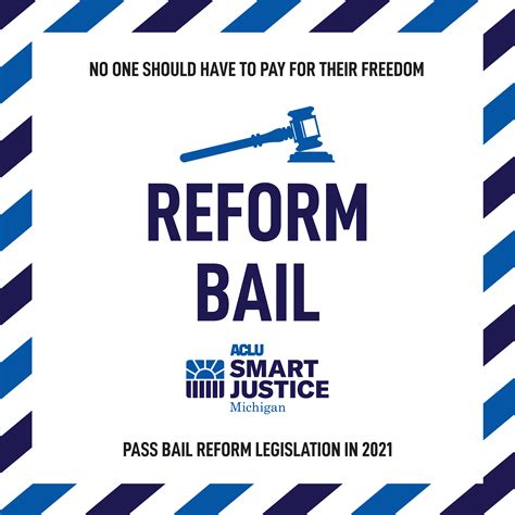 Aclu Of Michigan Launches 2021 Smart Justice Bail Reform Campaign