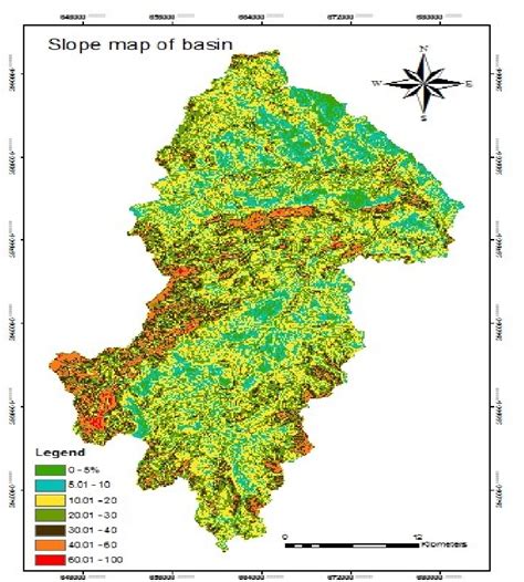 Figure 5 From The Zoning Of The Erosion Intensity And Sediment Yield