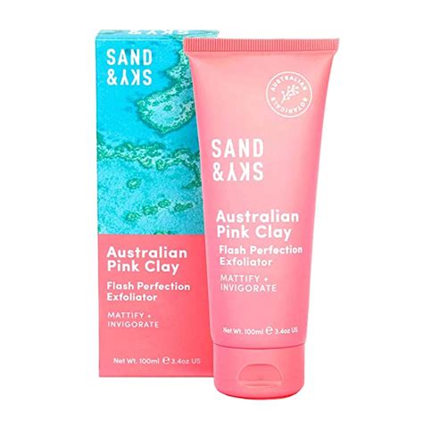 Sand And Sky Australian Pink Clay Flash Perfection Exfoliating Treatment