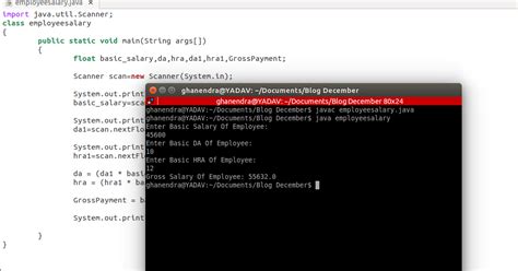 java program for find the gross salary of an employee programming
