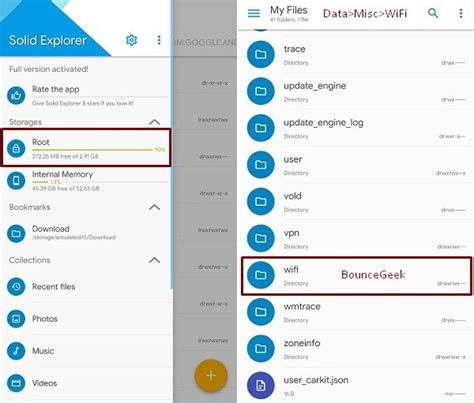 how to show wifi password on android without root bouncegeek