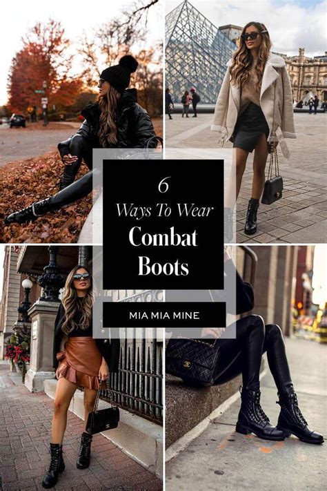 6 Ways To Wear Combat Boots This Fall Mia Mia Mine Combat Boots