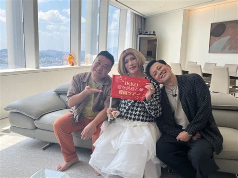 左からアンタッチャブル山崎、ikko、くりぃむしちゅー有田。 C 日本テレビ 「笑神様」豪快キャプテン、ナイチン、今井らいぱち、センチネル