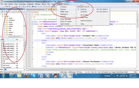adding explorer file browser plugin to notepad devarticles
