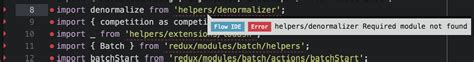 javascript flow required module not found for my own module stack