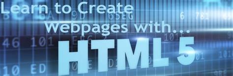 online course learn html create webpages using html5