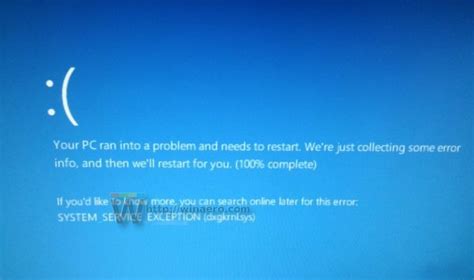 fix windows 10 0x0000003b system service exception