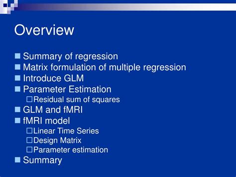 Ppt General Linear Model Powerpoint Presentation Free Download Id