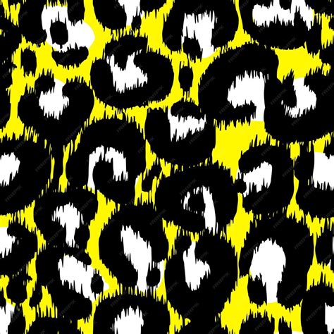 Ilustración De Vector De Patrones Sin Fisuras De Imitación De Leopardo
