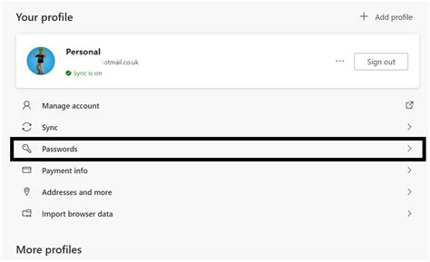 how to manage saved passwords in microsoft edge microsoft community