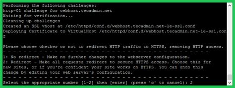 how to setup let s encrypt ssl with apache on fedora