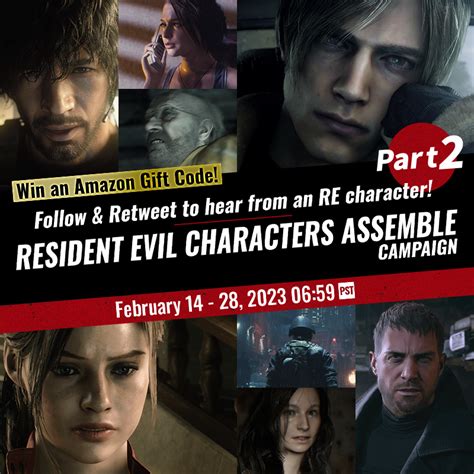 Resident Evil Characters Assemble Campaign Part 2 Resident Evil Wiki