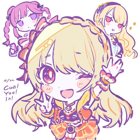 Safebooru 3girls D D Aimoto Rinku Arm Up Black Hairband Black Shirt
