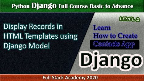 python django crud application display record on html pages in python