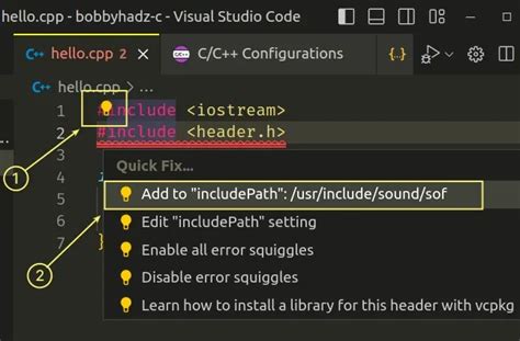 include errors detected please update your includepath bobbyhadz