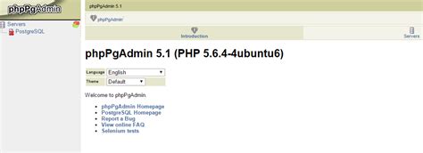 install postgresql database and phppgadmin on ubuntu 15 04 server