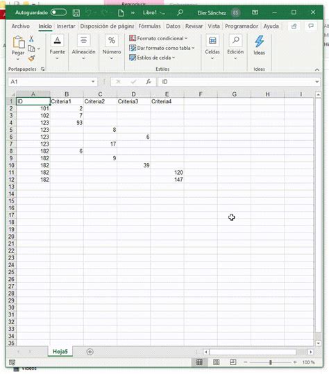 excel sum by unique id and auto deletion stack overflow