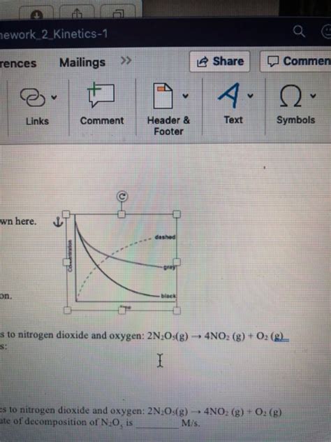Solved Concentration Vs Time Plot For The Following Reaction