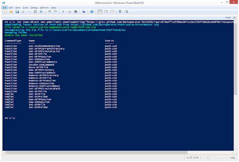 posh ssh powershell module for automating tasks on remote systems