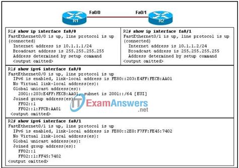 Refer To The Exhibit Ospf And Ospfv3 Have Been Configured On Routers