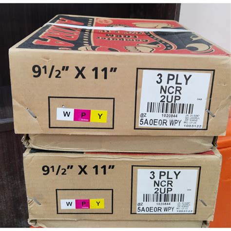 Ready Stock Akira Computer Form 3ply 2up W P Y Ncr Colour 500 Sheets A4