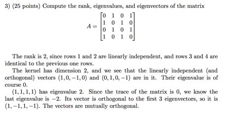 Linear Algebra Quick Way To Compute Eigenvalues Eigenvectors