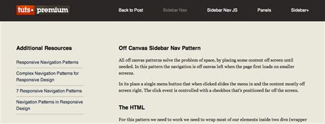 examining responsive navigation off canvas patterns