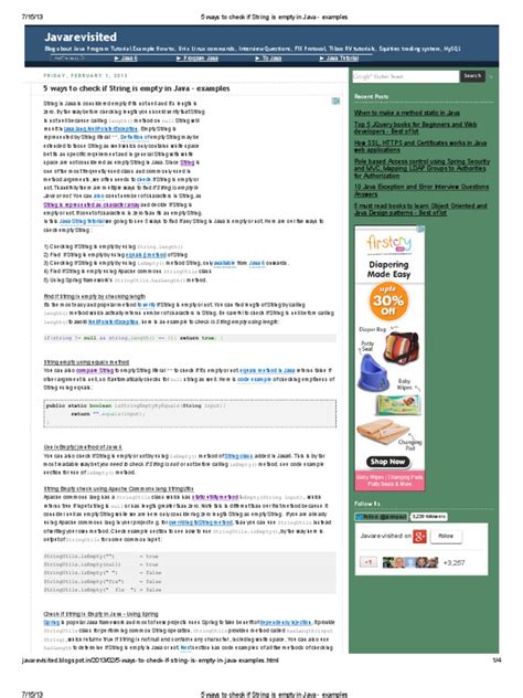 5 ways to check if string is empty in java examples string