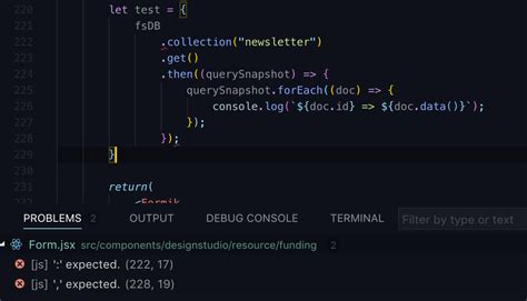 javascript how to read data from firestore itecnote