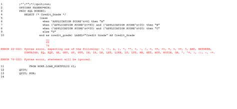 solved query recoding with case statement sas support communities