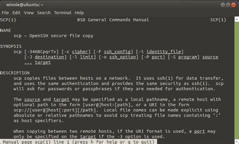 the scp command linux hint