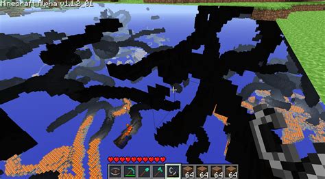 minecraft simple procedural 3d cave generation stack