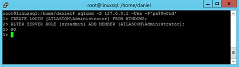 configure sql server on linux to use windows authentication