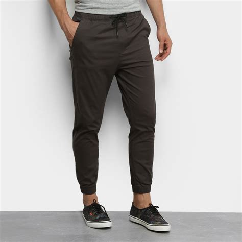 Calça Sarja Jogger Watkins And Krown Básica Masculina Cinza Netshoes