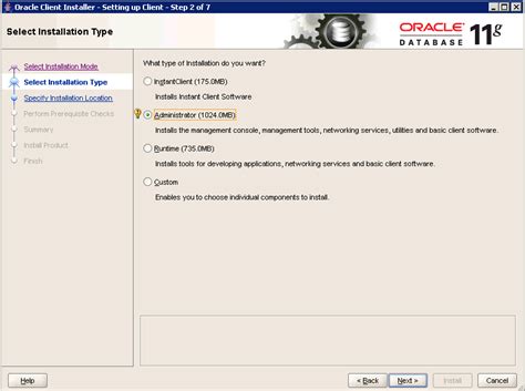 connecting to an oracle database