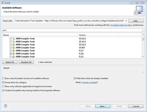 new ccs needs new compiler where is arm compiler version 5 2 6 code