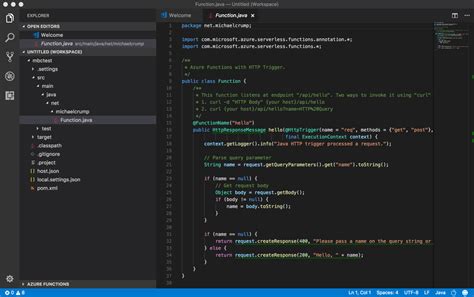 azure tips and tricks part 61 java in azure function with vs code