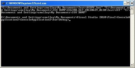 c passing file paths to a batch file stack overflow