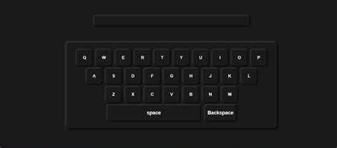 how to create a virtual keyboard in javascript