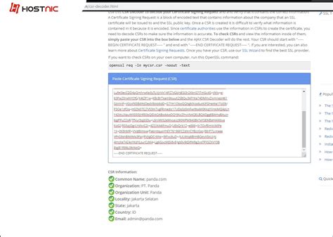 cara membuat csr ssl di linux certificate signing